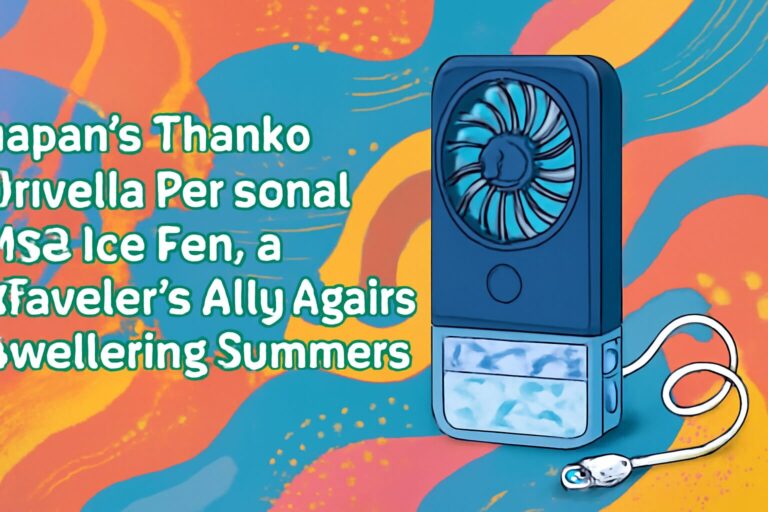 Japan’s Thanko Unveils Personal USB Ice Fan, a Traveler’s Ally Against ...