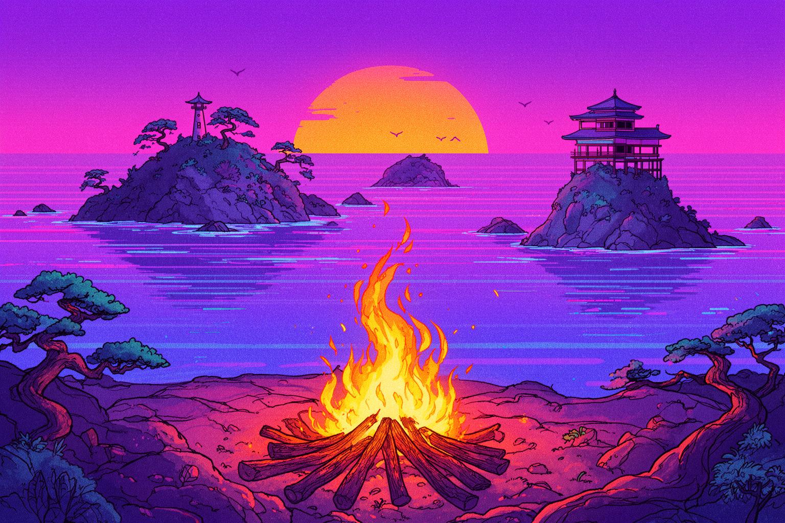 Fire on the Water: The Unforgettable Bonfire Vibe of Japan’s Art ...